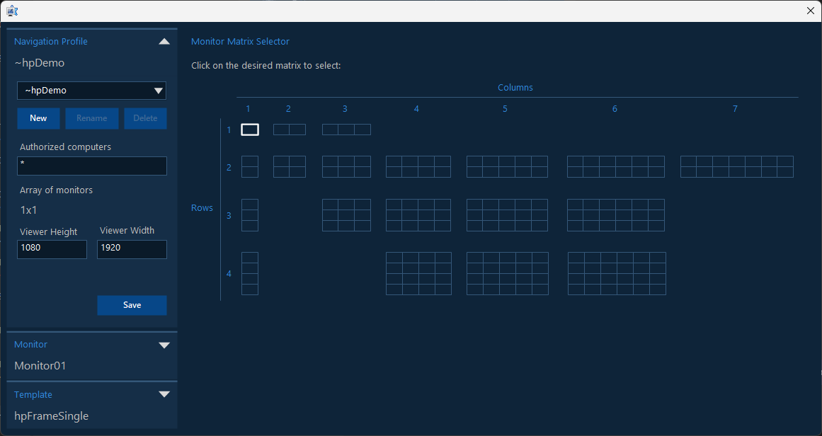 Navigation configuration wizard - Elipse Software
